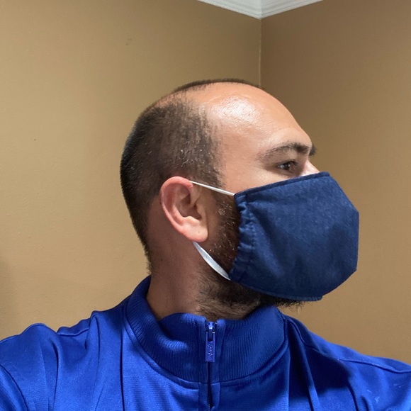 Hand Crafted | Accessories | Blue Face Cover Blue Face Shield Blue Face ...